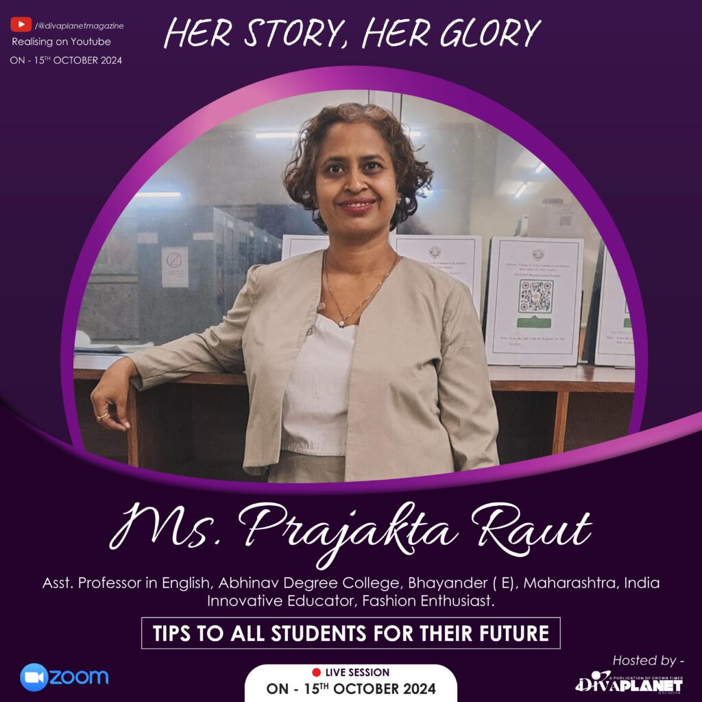 Meet Ms. Prajakta Sharad Raut: An Inspiring Blend of Education and ...